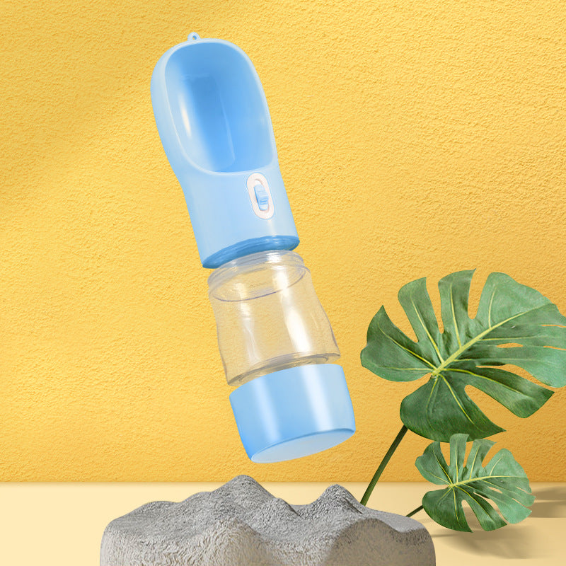 Pet Dog Water Bottle Feeder Bowl Portable Water Food Bottle Pets Outdo ...