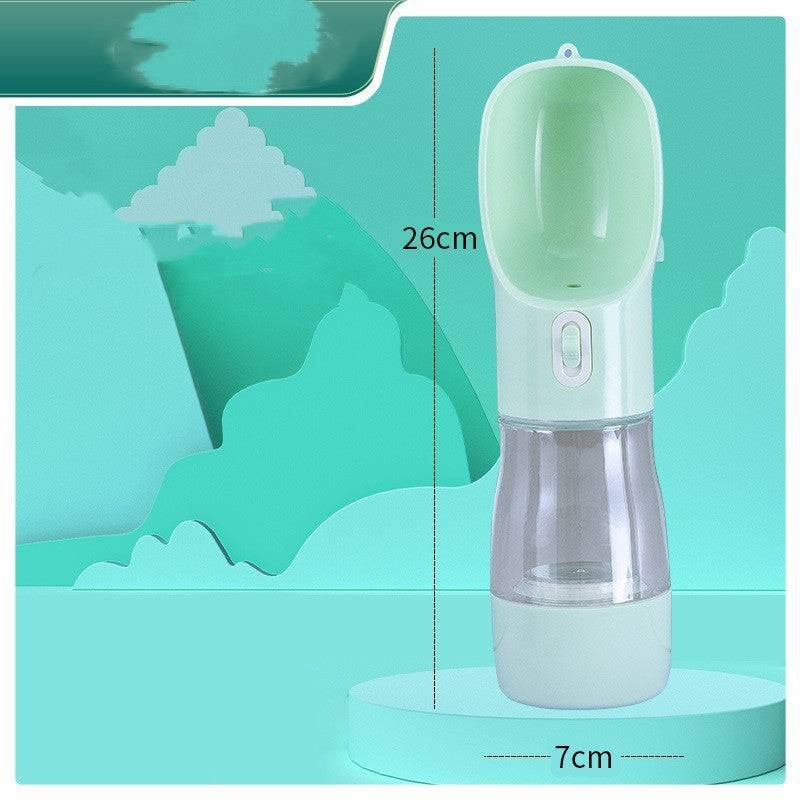 Pet Dog Water Bottle Feeder Bowl Portable Water Food Bottle Pets Outdo ...